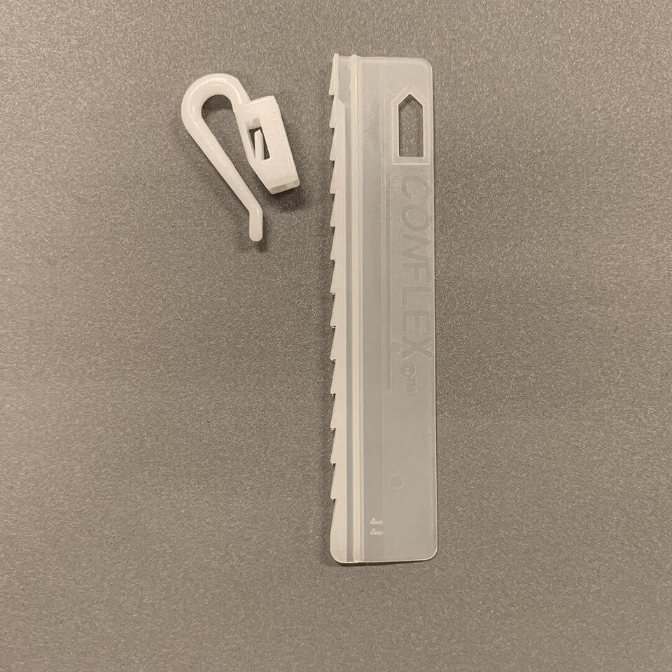 Innaaibare haak verstelbaar conflex 8 cm wit